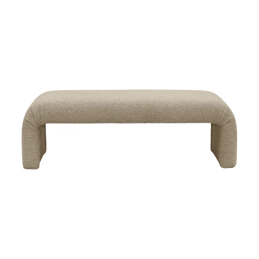 The Curve Bench Ottoman - Latte – Napoleon Bay